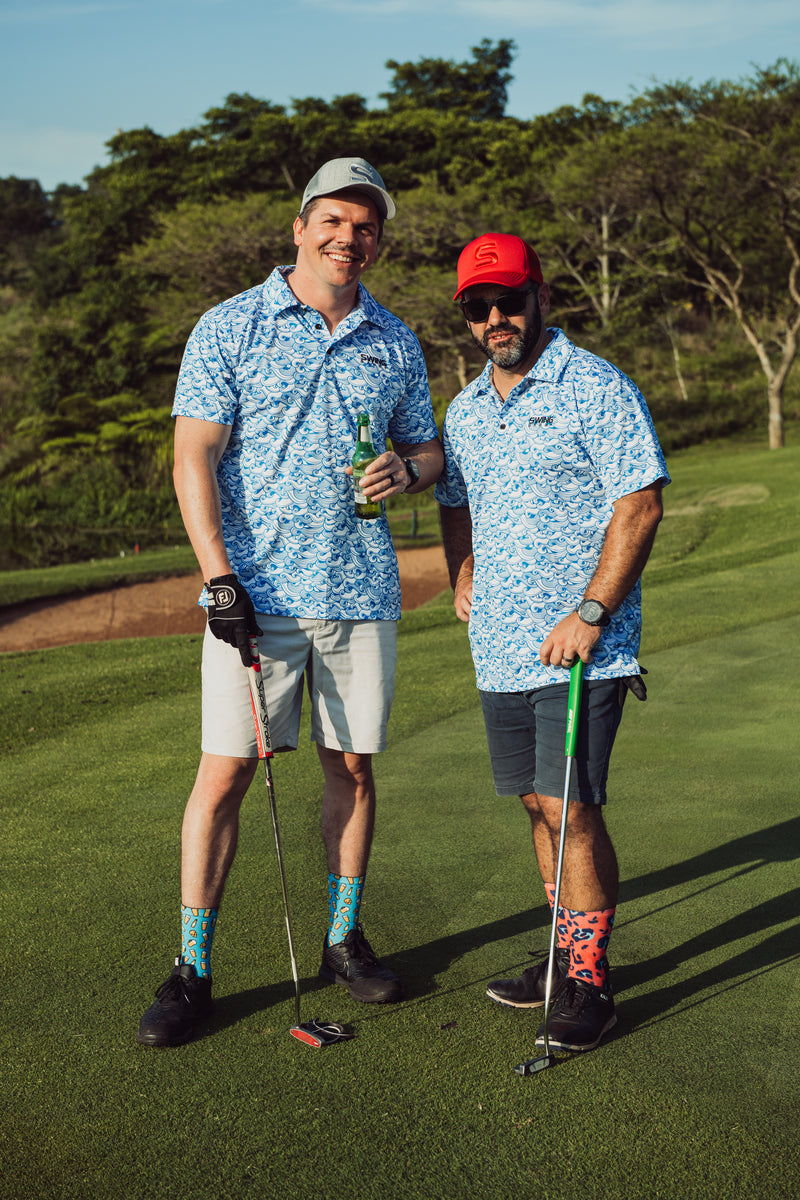 Golf Shirt - Party Polo - Lekker by die see – Swing Daddy