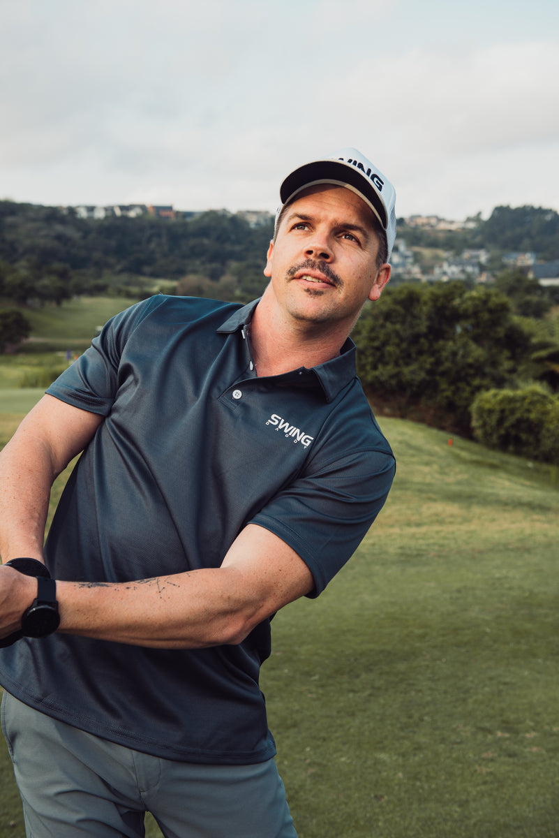 Golf Shirt - Classic Polo - Dark Grey – Swing Daddy